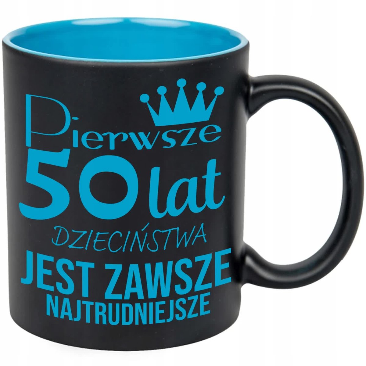 KUBEK GRAWER NIEB PREZNET URODZINY PIERWSZE 50 LAT JEST NAJTRUDNIEJSZE ...