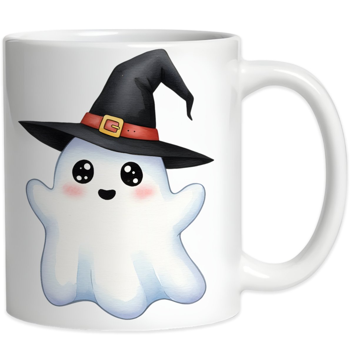Kubek Halloween Ceramiczny Duch Czarownica Babajaga Duszek 330Ml ...