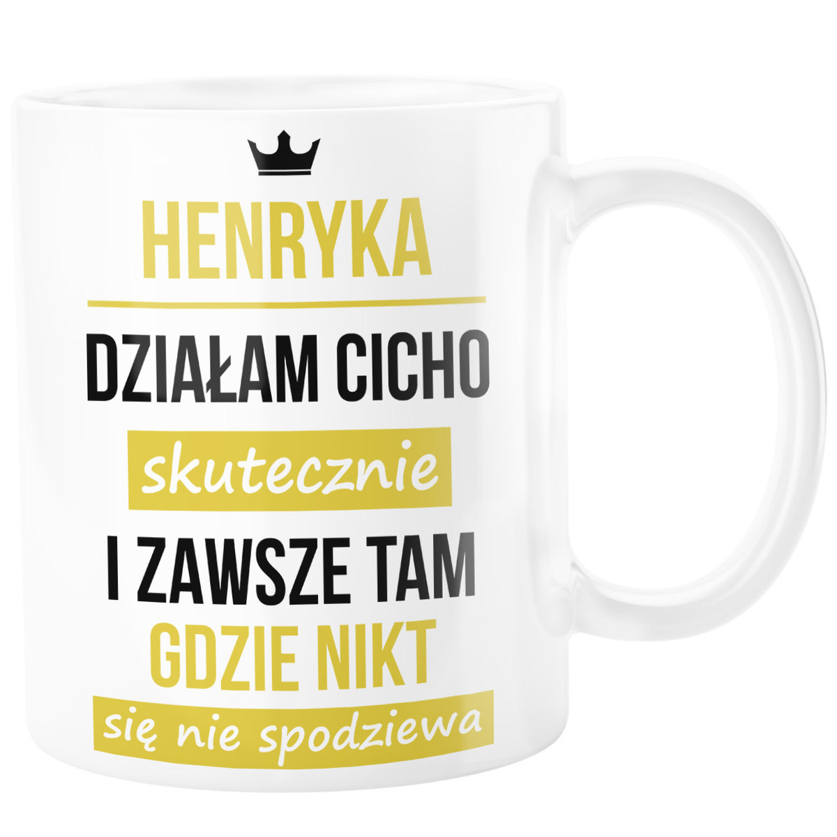 KUBEK HENRYKA DZIAŁAM CICHO SKUTECZNIE - Inna marka | Sklep EMPIK.COM
