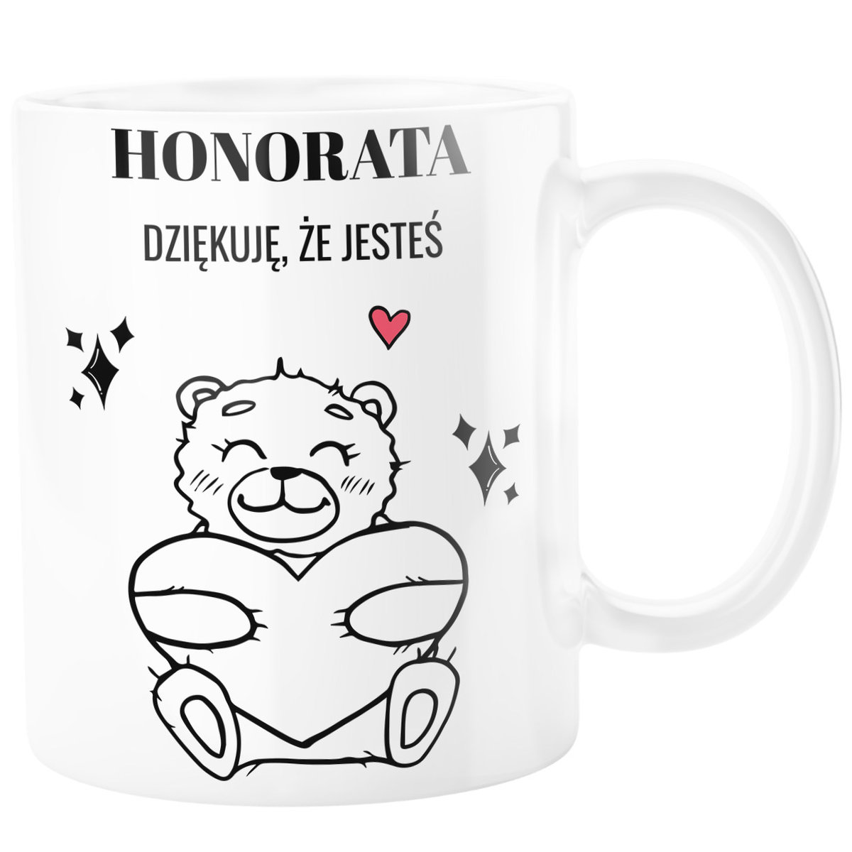 KUBEK HONORATA DZIĘKUJĘ ŻE JESTEŚ PREZENT - Inna marka | Sklep EMPIK.COM