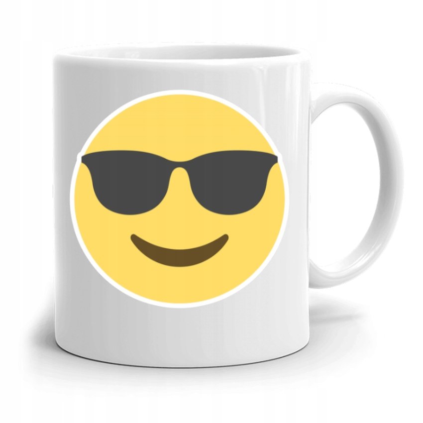 KUBEK IDEALNY PREZENT NA DZIEŃ DZIECKA EMOTKA COOL z Nadrukiem ze ...