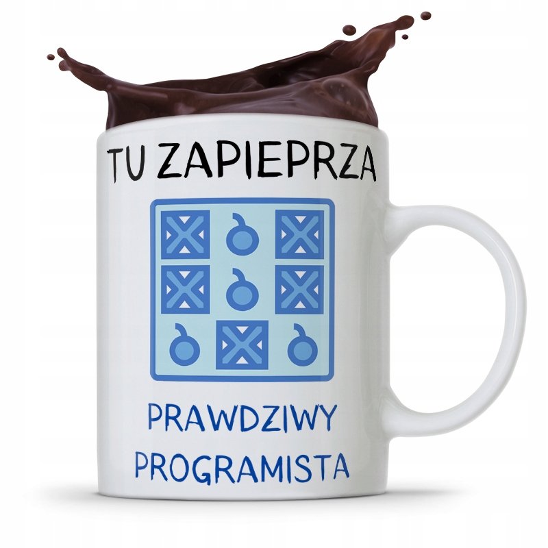 KUBEK INFORMATYKA PROGRAMISTY PRAWDZIWY PROGRAMIST z Nadrukiem ze ...