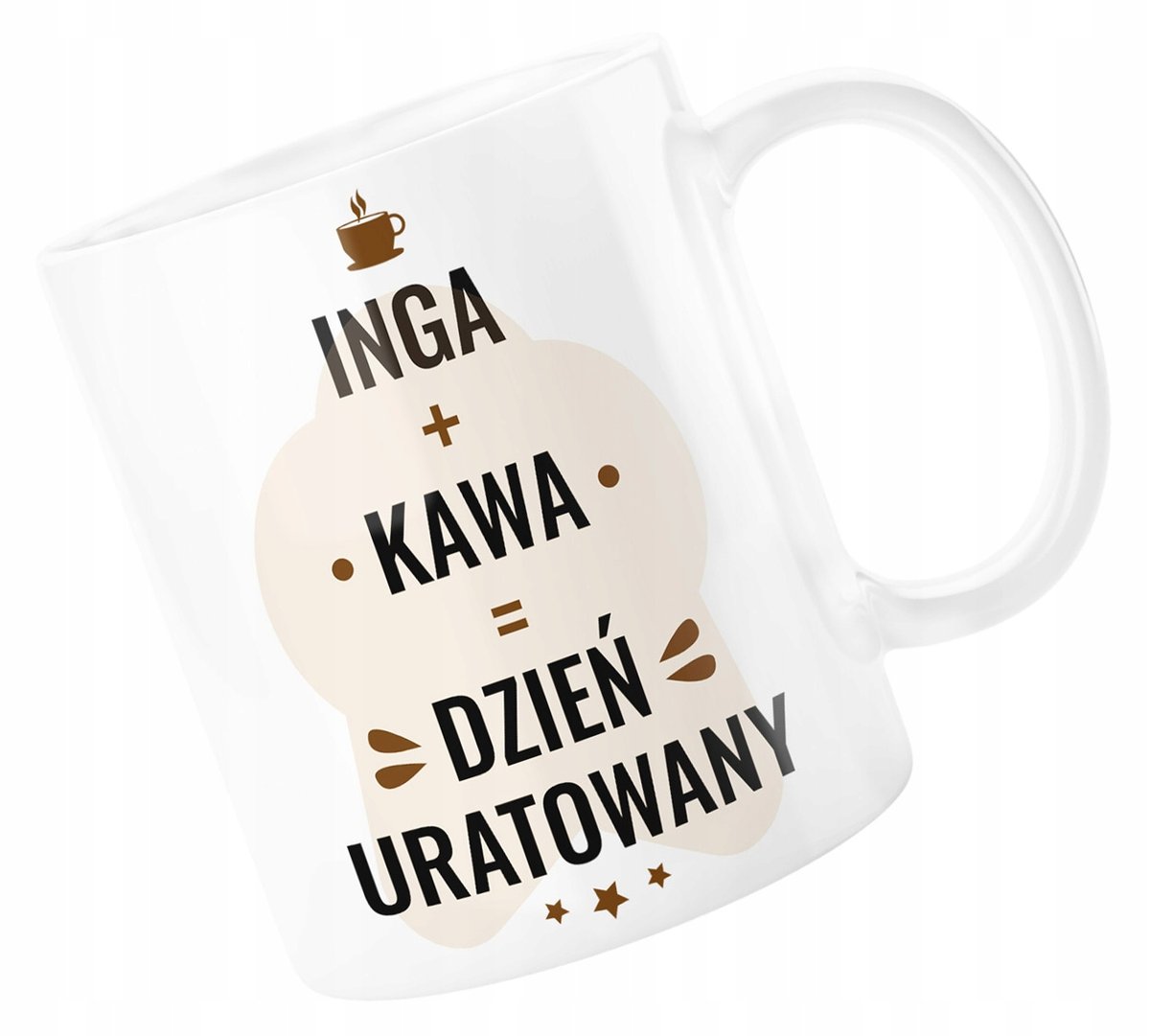 KUBEK INGA PLUS KAWA DZIEŃ URATOWANY - Inna marka | Sklep EMPIK.COM