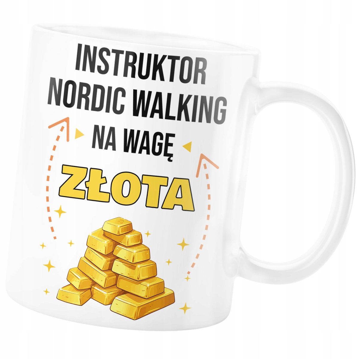 KUBEK INSTRUKTOR NORDIC WALKING NA WAGĘ ZŁOTA PREZENT - Inna marka | Sklep EMPIK.COM