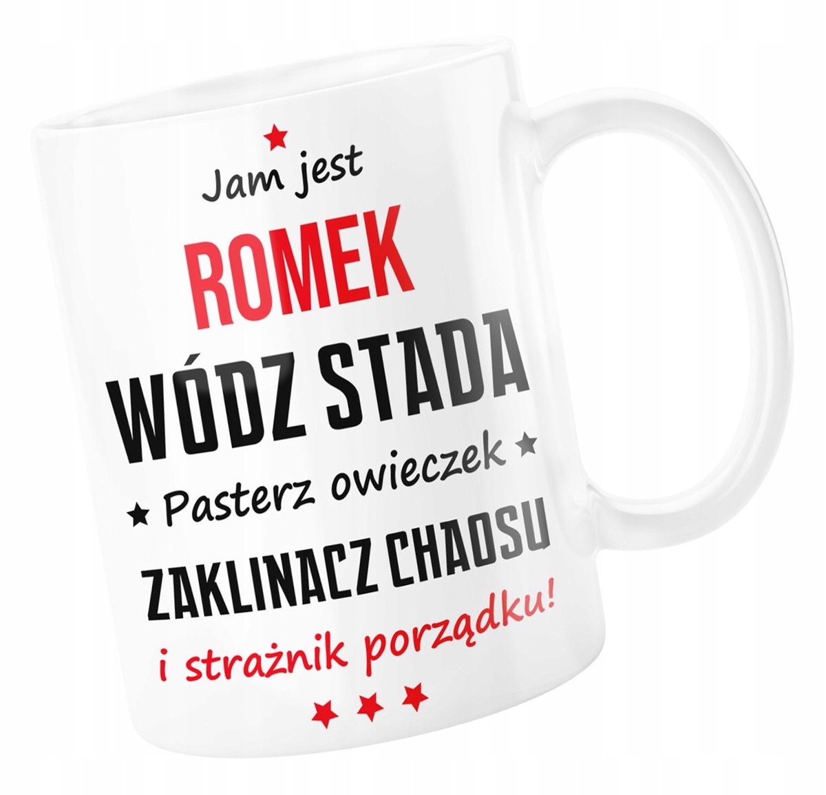 KUBEK JAM JEST ROMEK WÓDZ STADA ŚMIESZNY PREZENT - Inna marka | Sklep ...