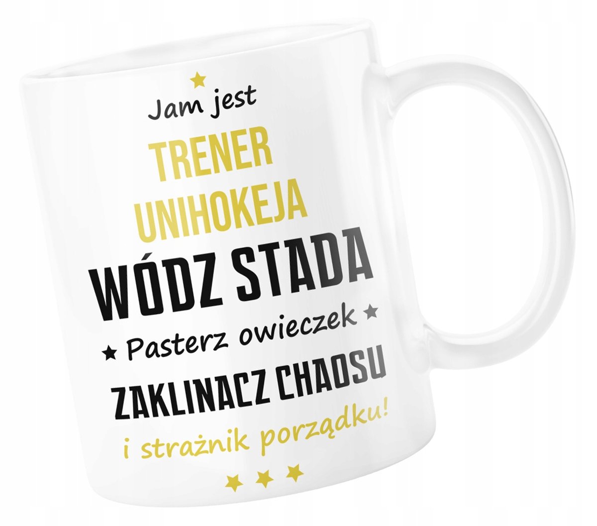 KUBEK JAM JEST TRENER UNIHOKEJA WÓDZ STADA - StudioGraficzneKT | Sklep ...