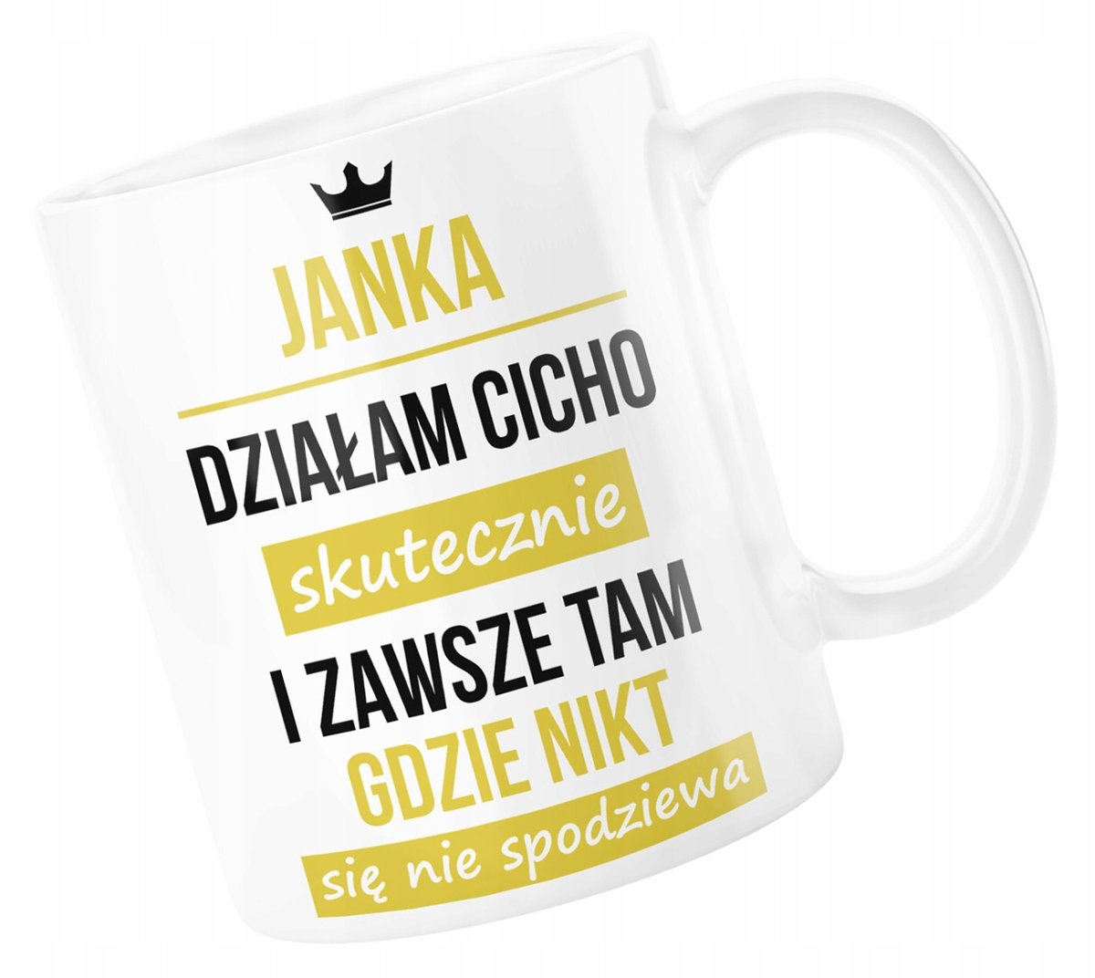 KUBEK JANKA DZIAŁAM CICHO SKUTECZNIE - Inna marka | Sklep EMPIK.COM