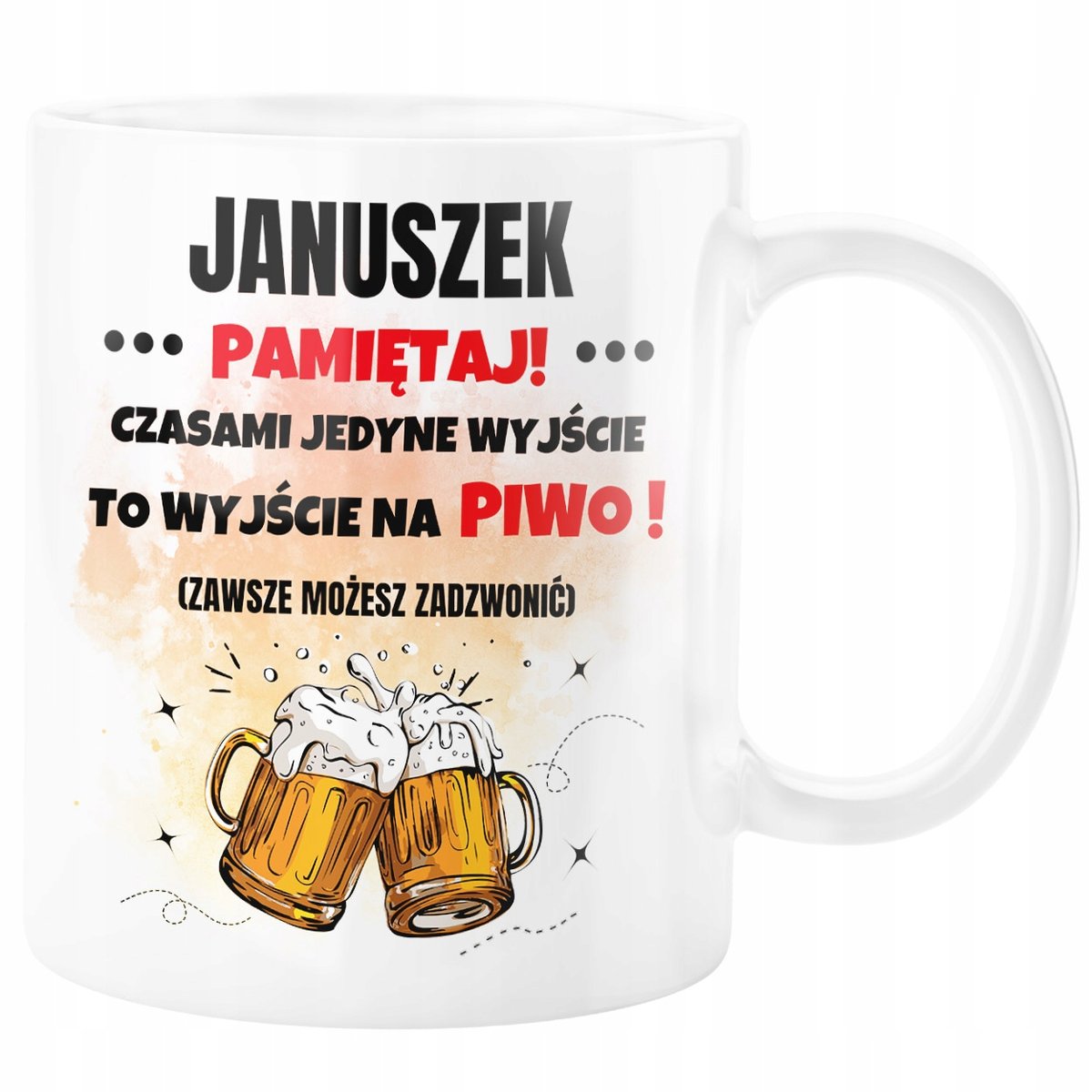 KUBEK JANUSZEK PODZIĘKOWANIA KONIEC PRACY WYJŚCIE NA PI WO - Inna marka | Sklep EMPIK.COM