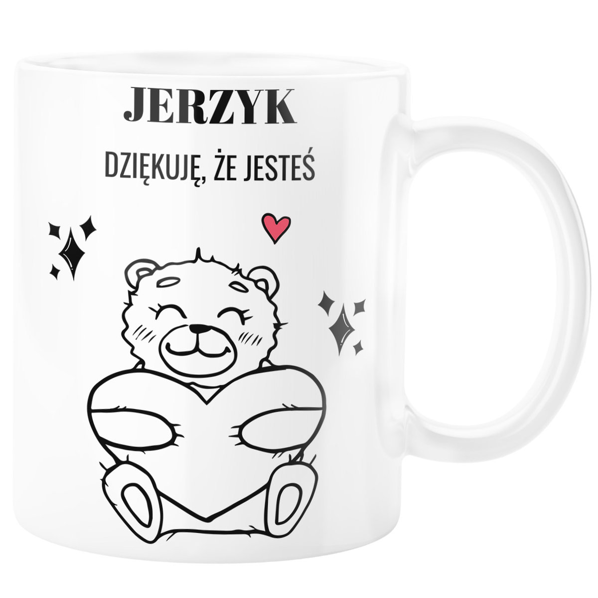 KUBEK JERZYK DZIĘKUJĘ ŻE JESTEŚ PREZENT - Inna marka | Sklep EMPIK.COM