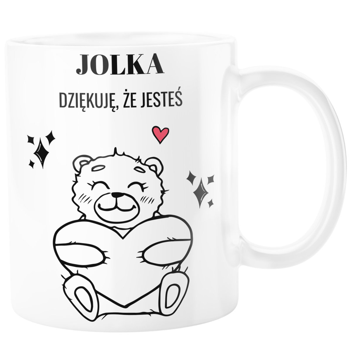 KUBEK JOLKA DZIĘKUJĘ ŻE JESTEŚ PREZENT - Inna marka | Sklep EMPIK.COM