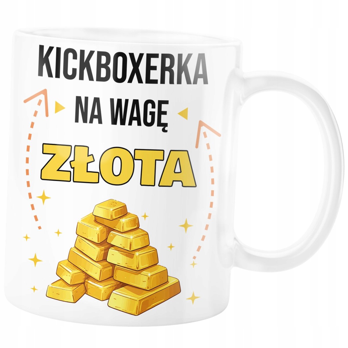 KUBEK KICKBOXERKA NA WAGĘ ZŁOTA PREZENT - Inna marka | Sklep EMPIK.COM