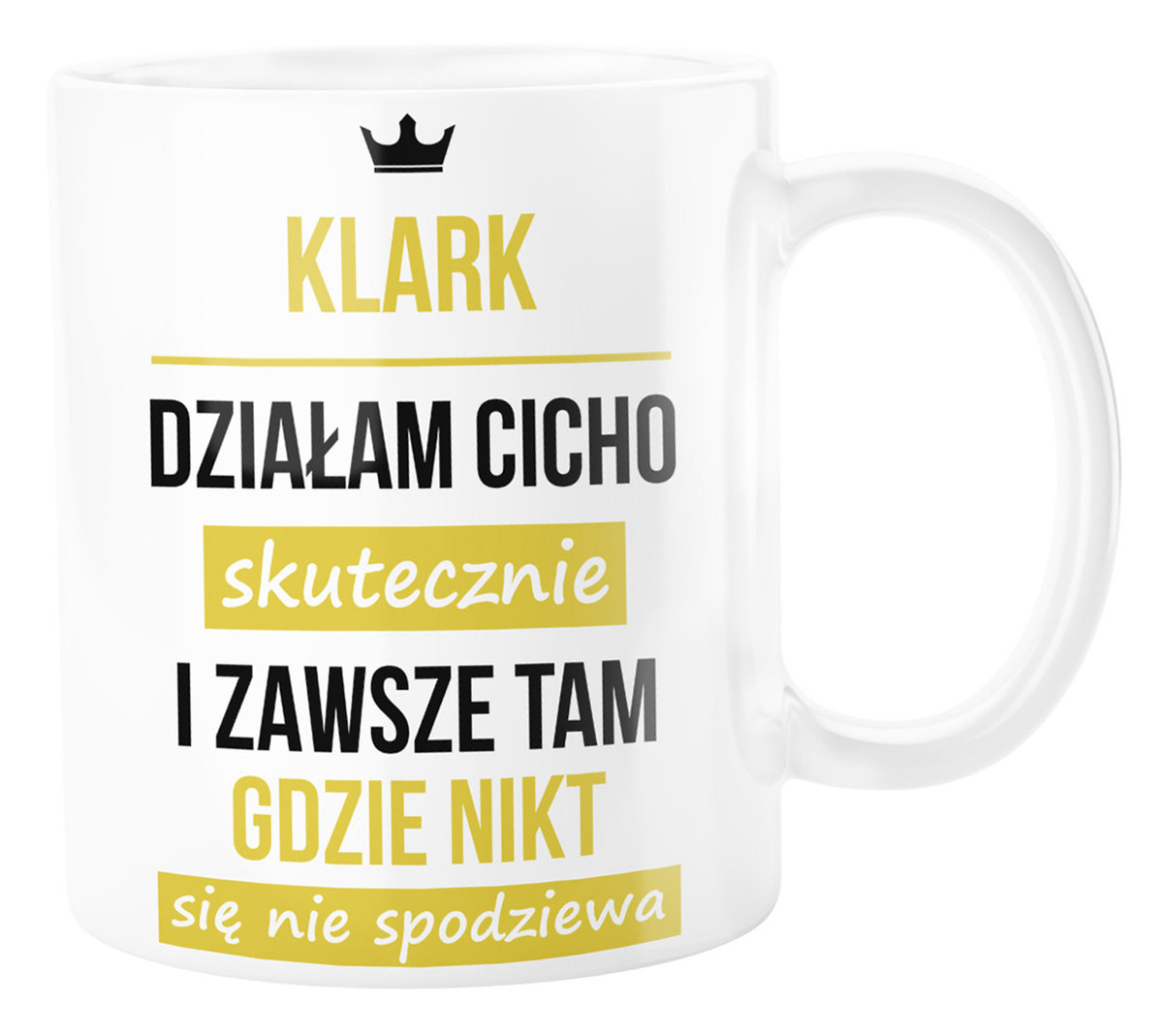 KUBEK KLARK DZIAŁAM CICHO PREZENT - Inna marka | Sklep EMPIK.COM