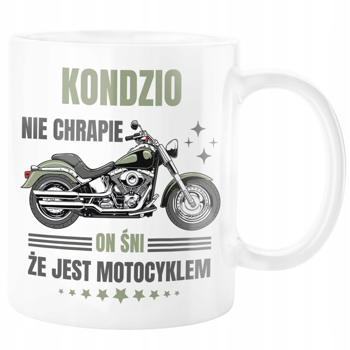 KUBEK KONDZIO NIE CHRAPIE ON ŚNI ŻE JEST MOTOCYKLEM - Inna marka ...