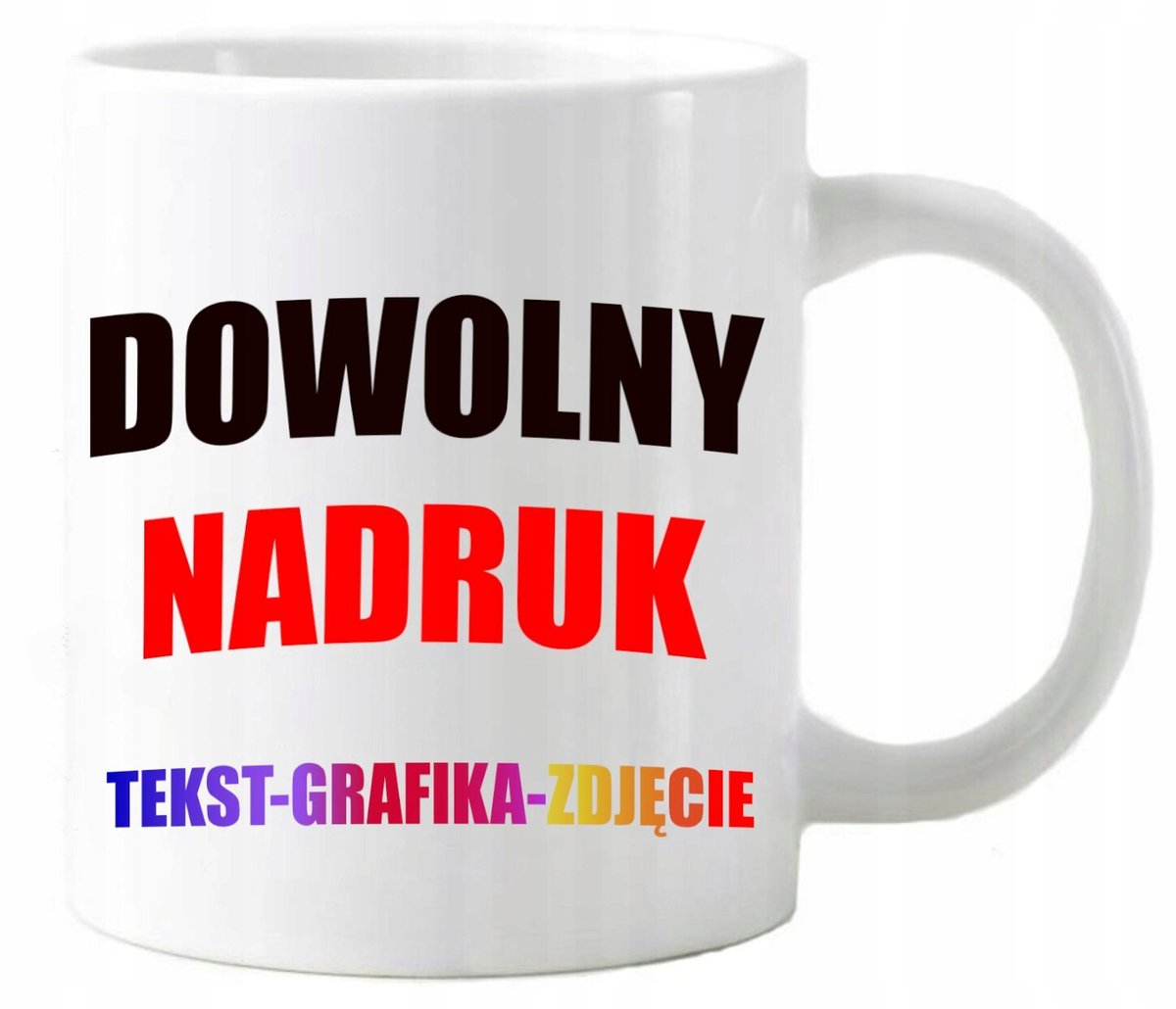 Kubek KUBKI Z NADRUKIEM WŁASNY NADRUK REKLAMA ceramika 330 ml - Atram | Sklep EMPIK.COM