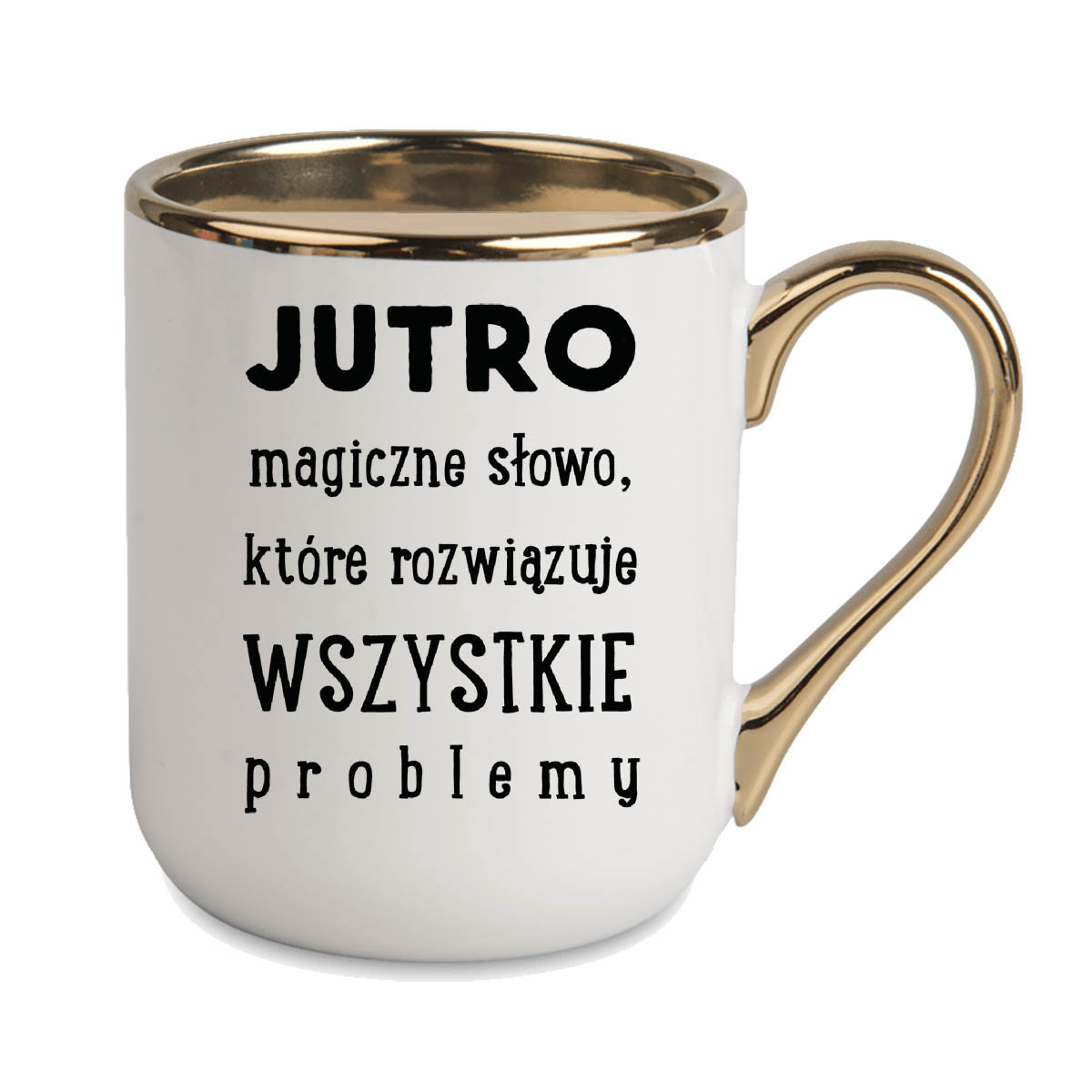 KUBEK KUBKI ZŁOTY RANT UCHO ŚMIESZNY ZABAWNY NAPIS PREZENT W272 - Inna ...