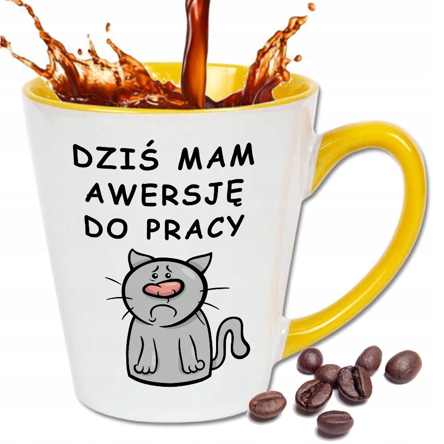 Kubek Latte Mały PREZENT DO BIURA PRACY WZORY - Inna marka | Sklep EMPIK.COM