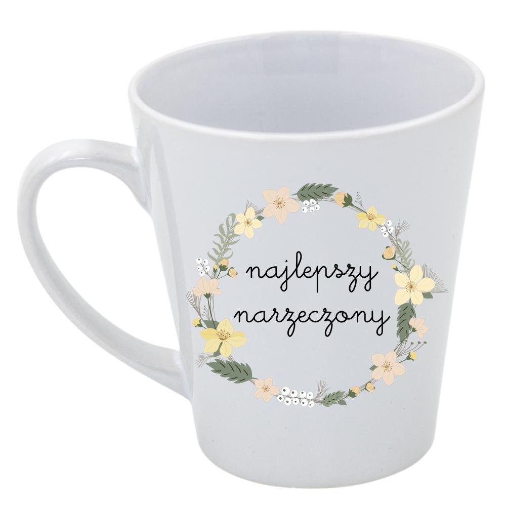 Kubek latte prezent dla narzeczonego, najlepszy narzeczony + imię - hiperprezenty | Sklep EMPIK.COM