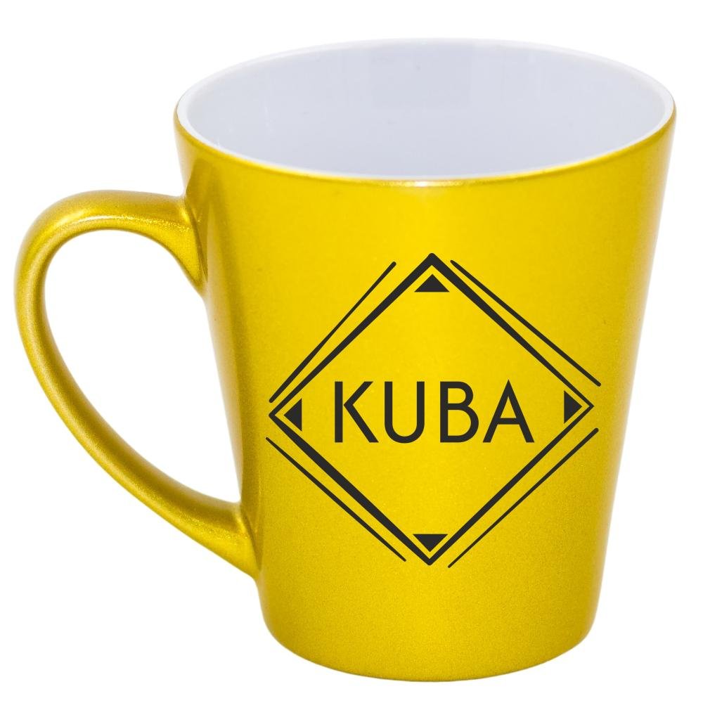 Kubek latte złoty z imieniem Kuba, prezent dla Kuby, 8 - hiperprezenty | Sklep EMPIK.COM