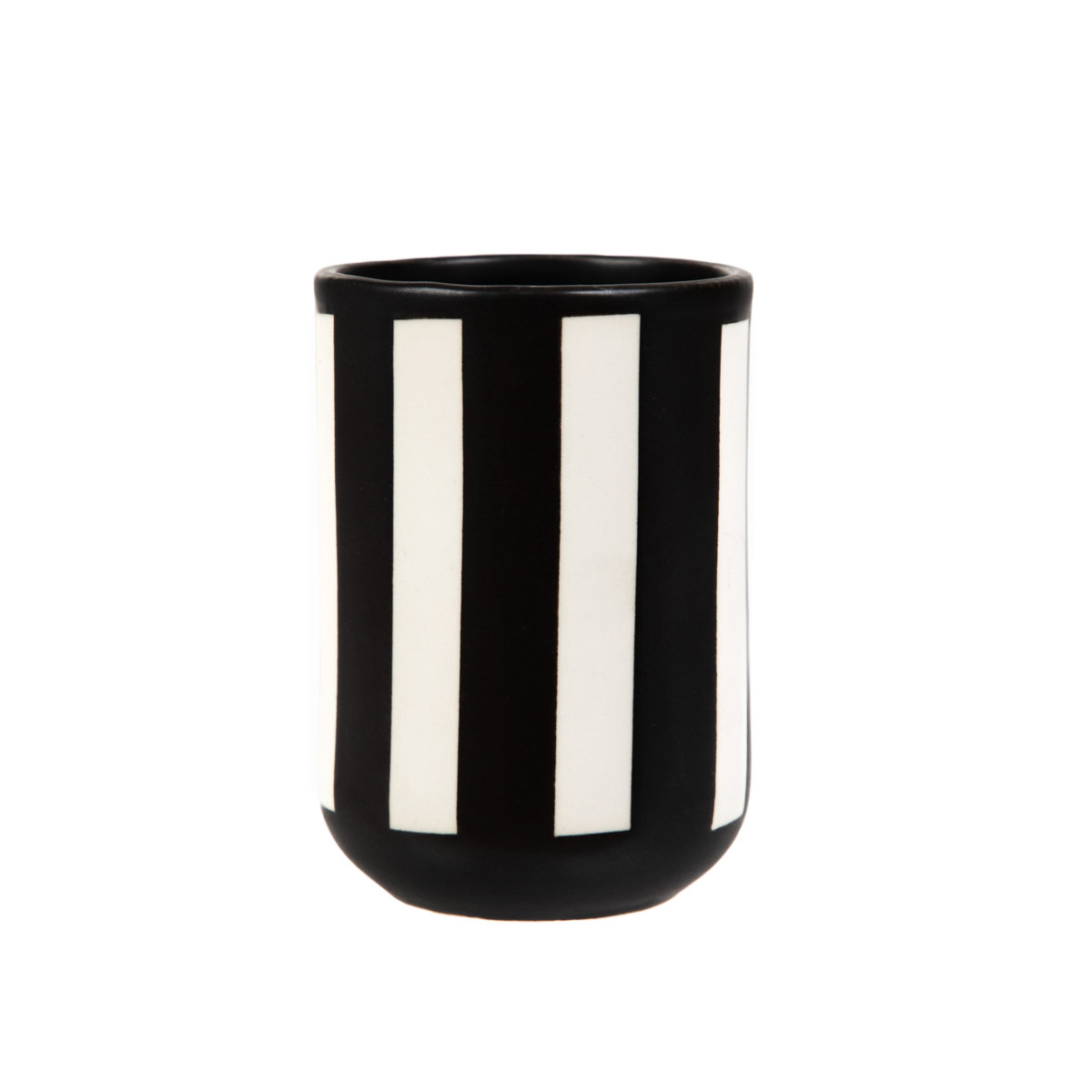 Kubek łazienkowy ZENA w paski 7,8x11 cm HOMLA - Homla | Sklep EMPIK.COM