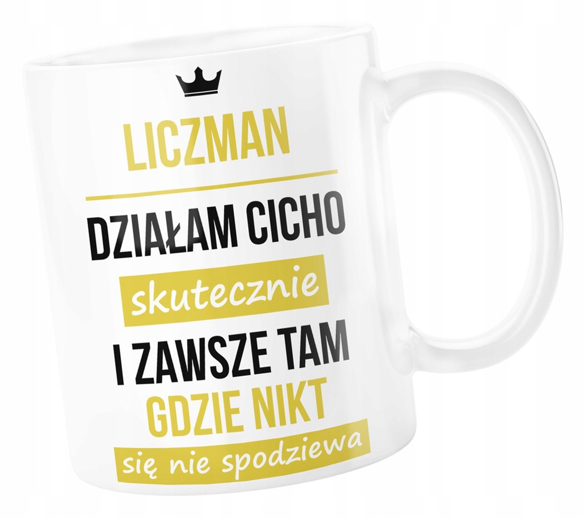 KUBEK LICZMAN DZIAŁAM CICHO PREZENT - Inna marka | Sklep EMPIK.COM