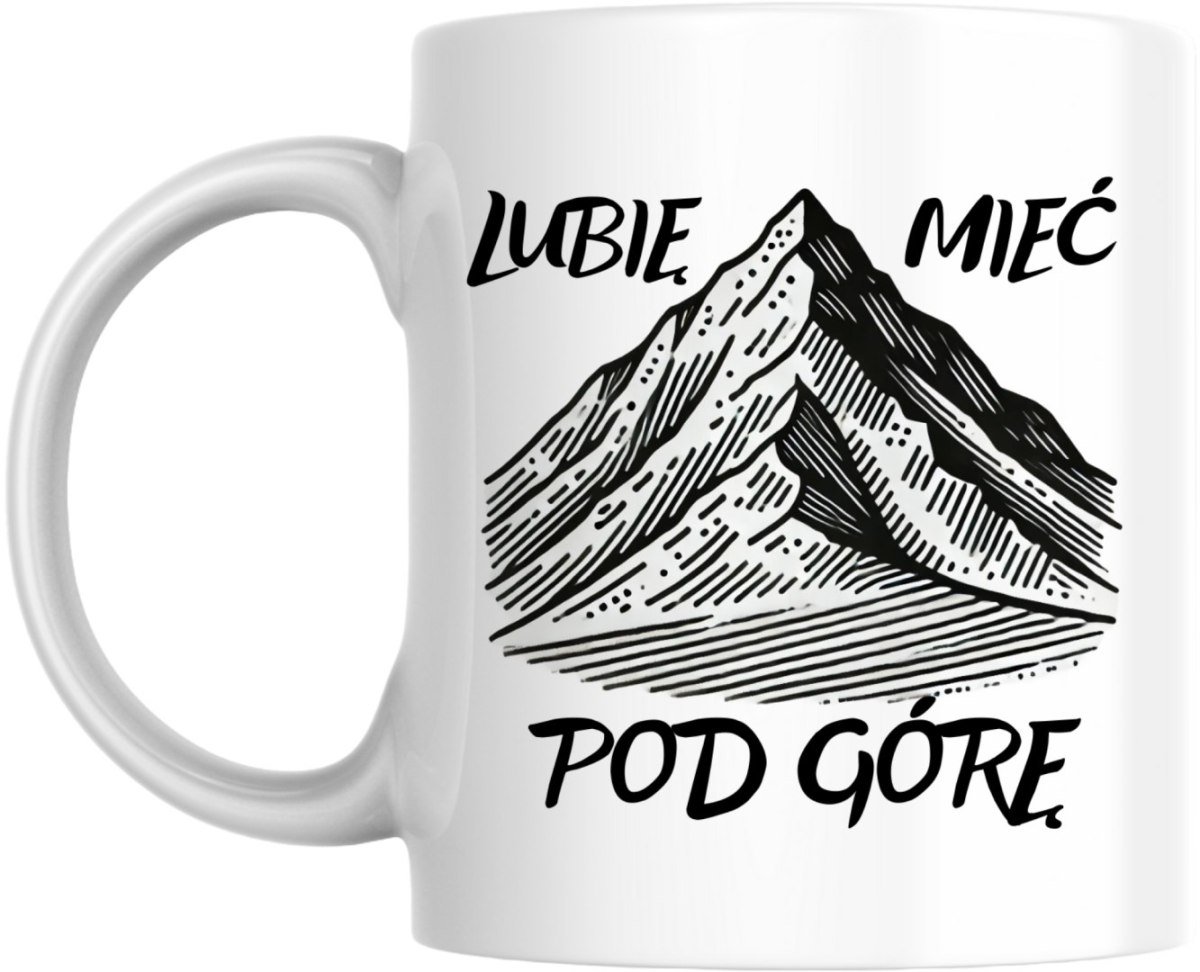 Kubek Lubię mieć pod górę góry wędrówki górskie dla turysty do biura ...