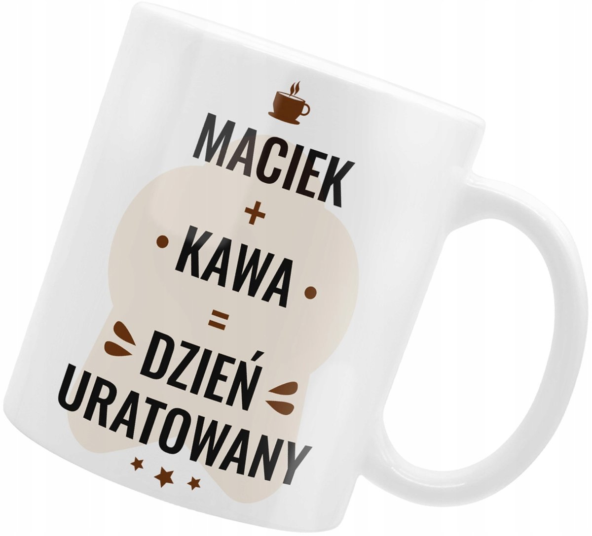 KUBEK MACIEK PLUS KAWA DZIEŃ URATOWANY - Inna marka | Sklep EMPIK.COM