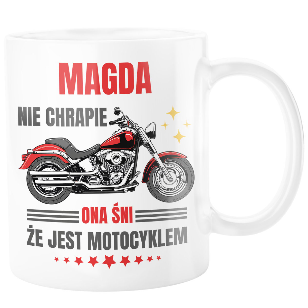 KUBEK MAGDA NIE CHRAPIE ONA ŚNI ŻE JEST MOTOCYKLEM - Inna marka | Sklep ...