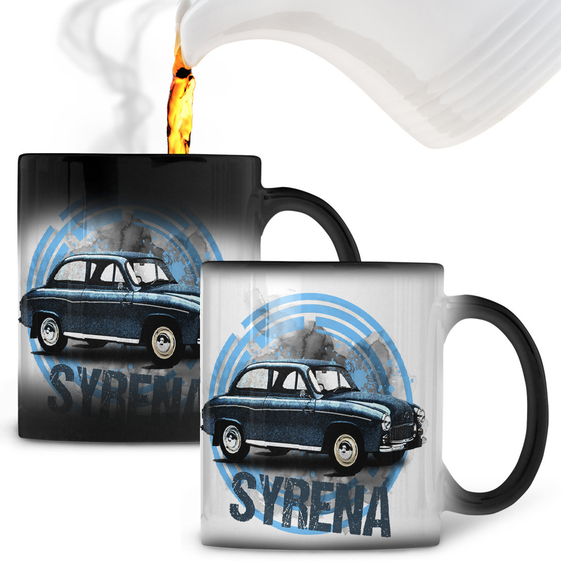 Kubek magiczny Auta PRL Syrena - VoloDonum | Sklep EMPIK.COM