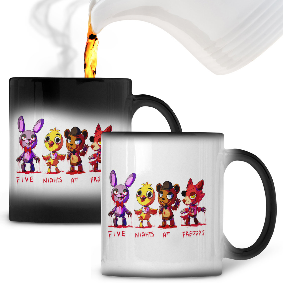Kubek magiczny FNAF Five Nights At Freddy's - VoloDonum | Sklep EMPIK.COM