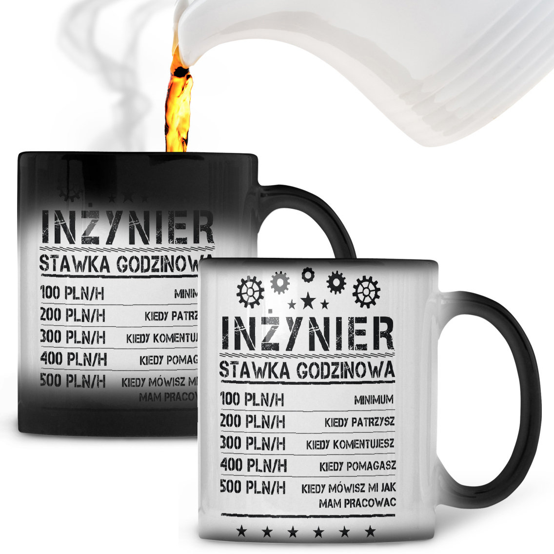Kubek magiczny Inżynier Stawka Godzinowa - VoloDonum | Sklep EMPIK.COM