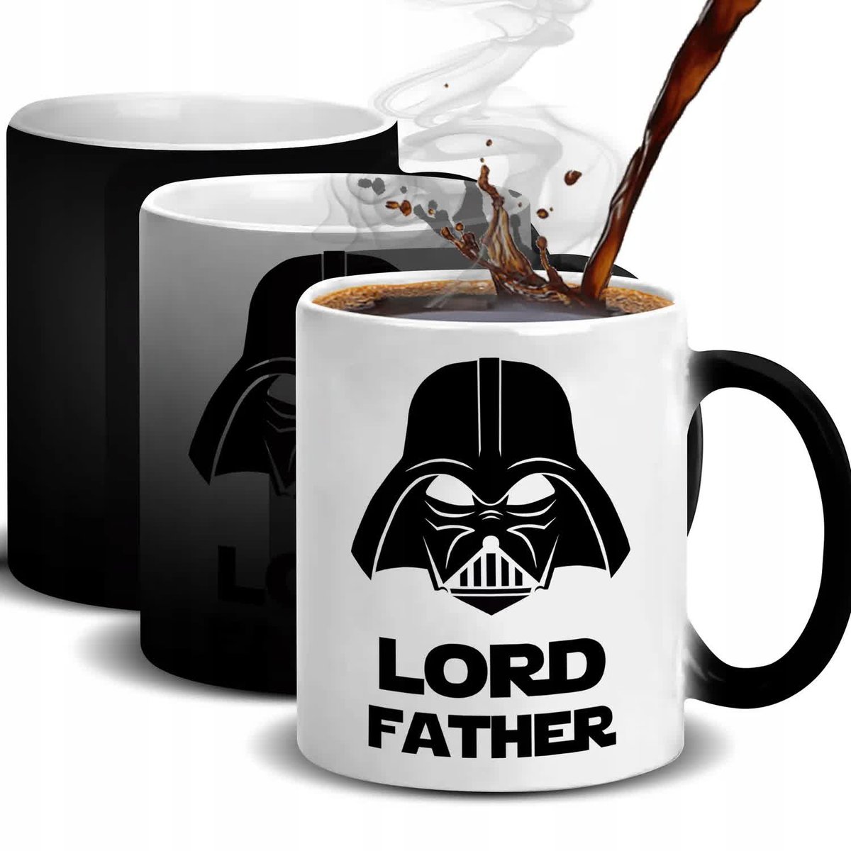 KUBEK MAGICZNY PREZENT NA DZIEŃ OJCA DLA TATY LORD FATHER WIELE WZORÓW ...