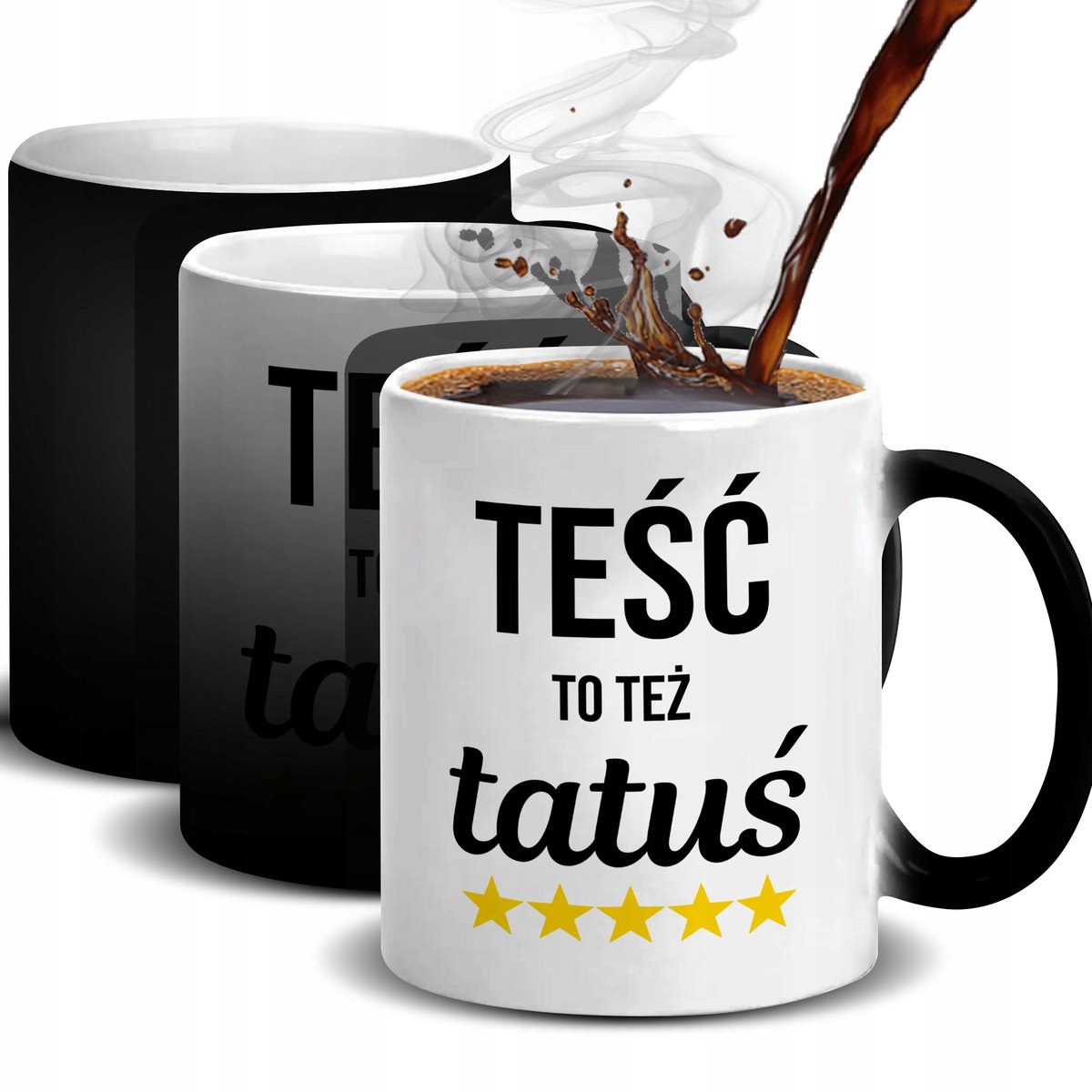 KUBEK MAGICZNY PREZENT NA DZIEŃ OJCA DLA TATY TEŚĆ TO TEŻ TATUŚ MIX WZORY - Inna marka | Sklep ...