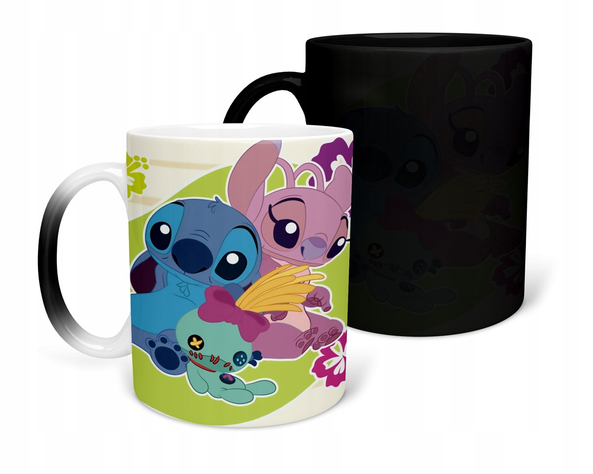 Kubek Magiczny Z Nadrukiem- Prezent Lilo&Stitch Różne Wzory Do Wyboru+ ...