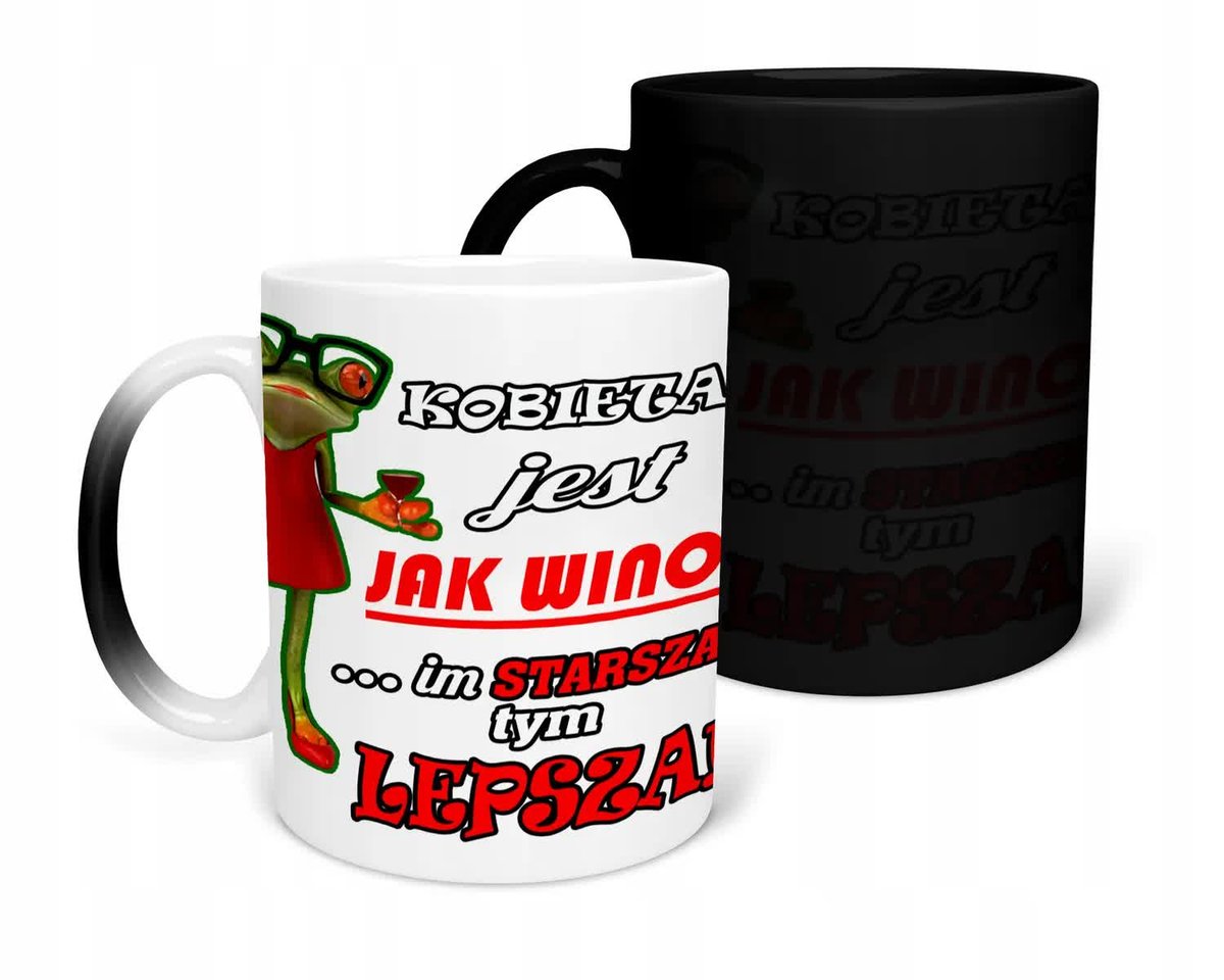 Kubek Magiczny Z Nadrukiem-Prezent Urodzinowy Różne Wzory Do Wyboru+Imię - Inna marka | Sklep ...