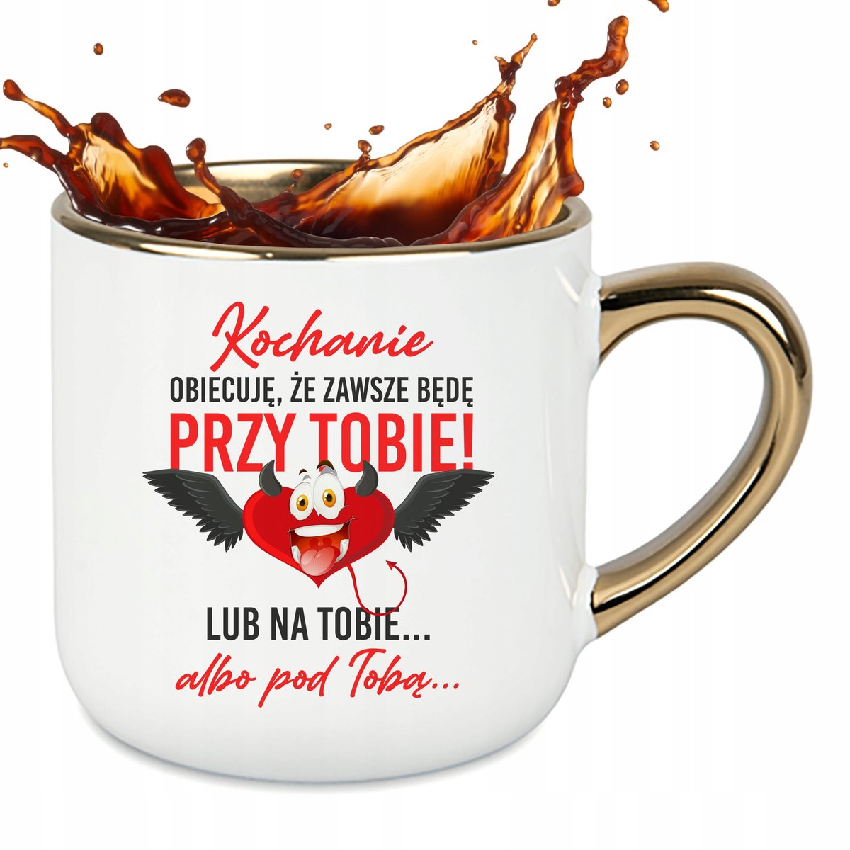 Kubek Maxi Elegance Na Dzień Chłopaka Obiecuję, Że Zawsze Będę Przy ...
