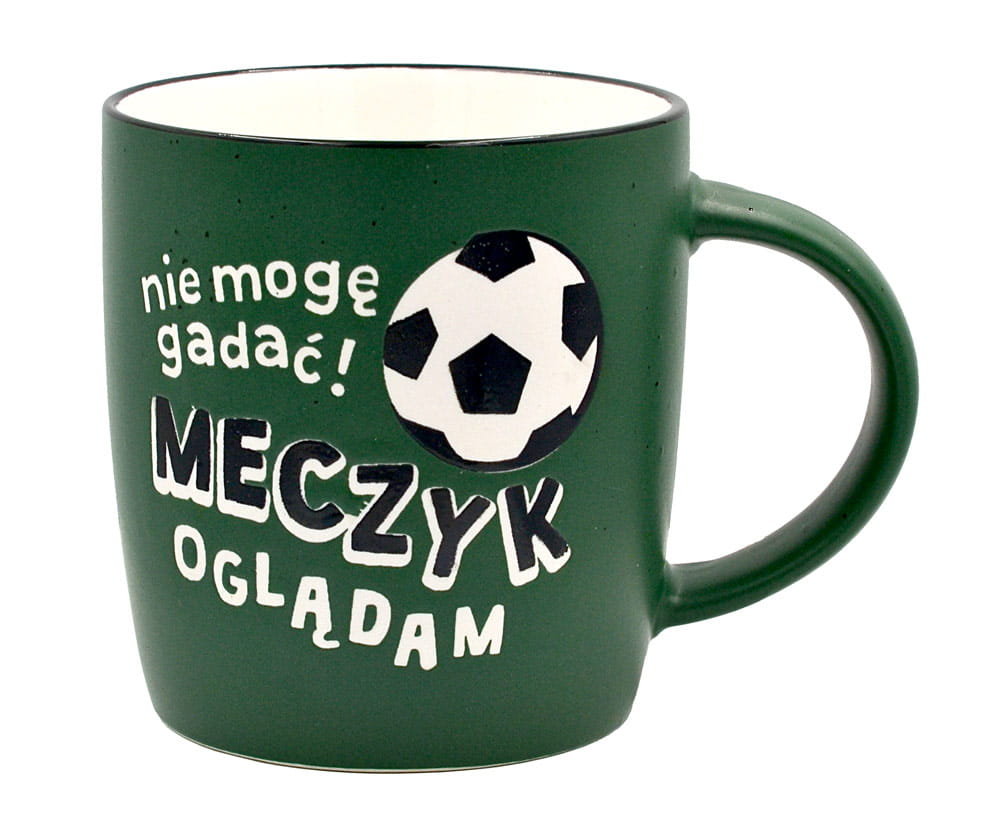 Kubek MECZYK OGLĄDAM dla niego prezent gadżet - Passion Cards | Sklep ...