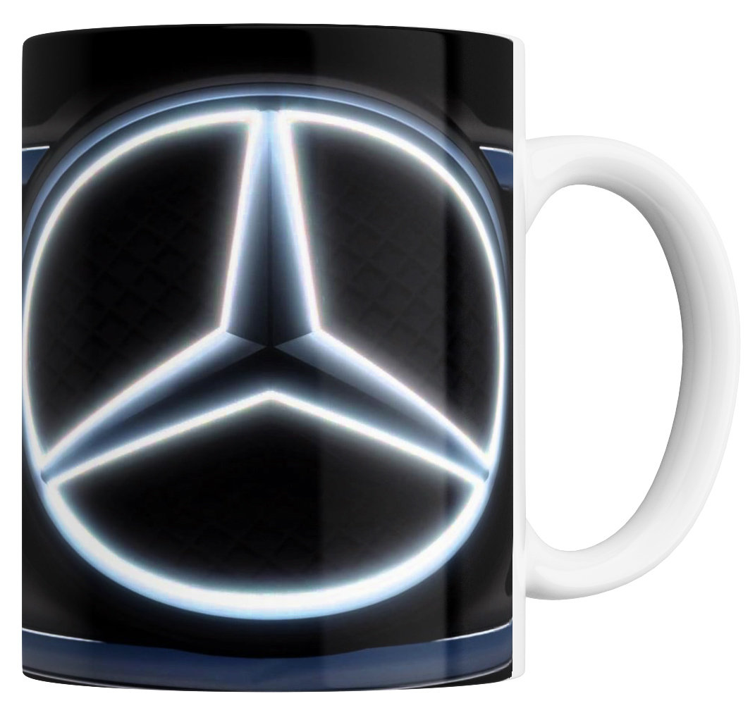 Kubek Mercedes Benz 330ml z Imieniem i Nadrukiem Dla Fana Motoryzacji ...