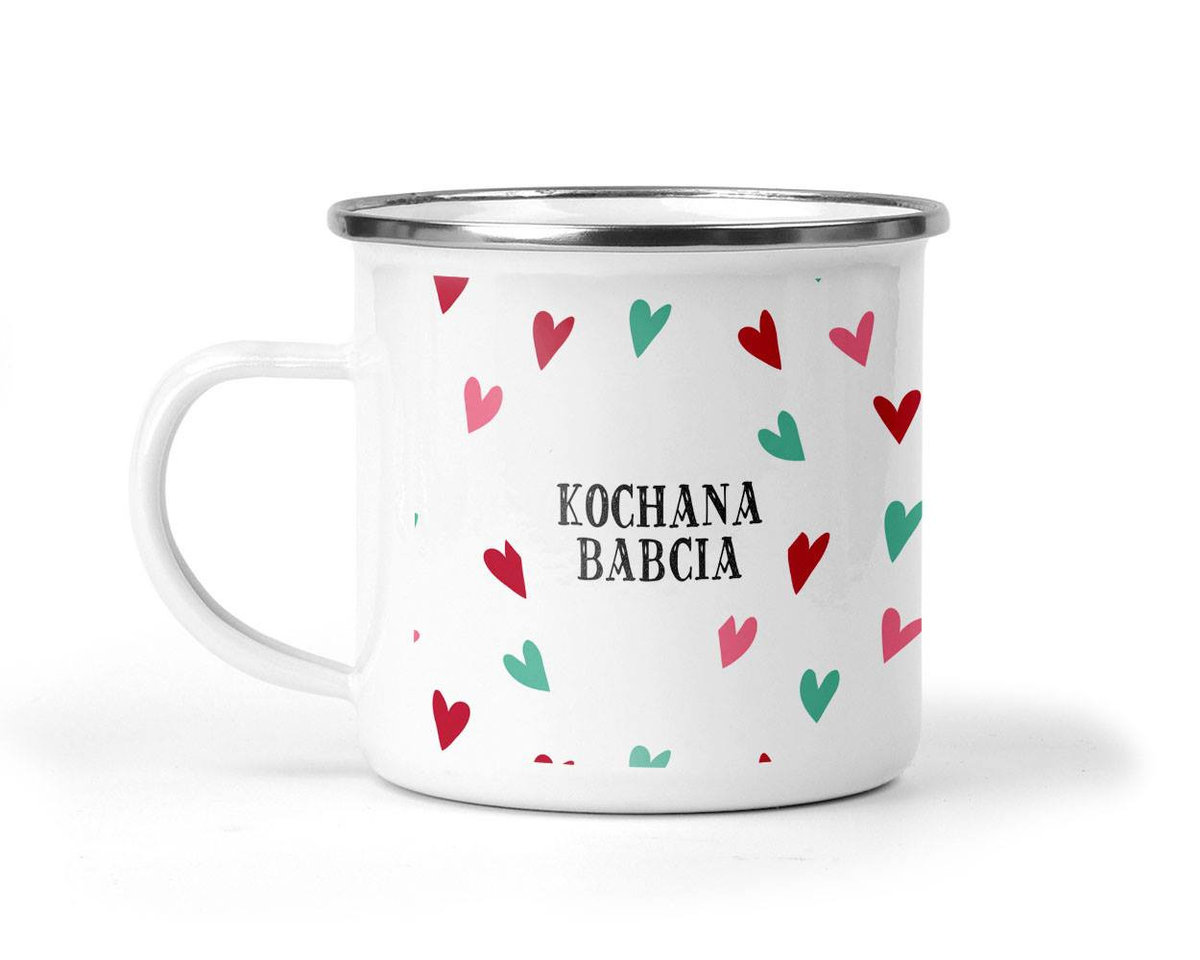 Kubek metalowy z nadrukiem dla Babci Na Prezent 13 - Kreatywny Warsztat | Sklep EMPIK.COM