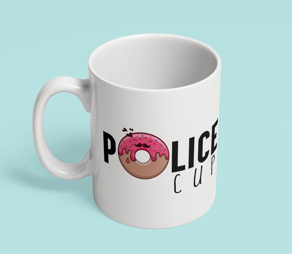 Kubek MIA HOME, Police Cup, biały, 330 ml - MIA home | Sklep EMPIK.COM