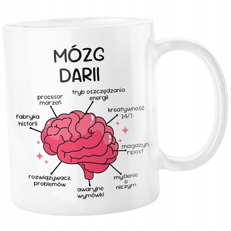 KUBEK MÓZG DARII ZABAWNY PREZENT - DrukPrezent | Sklep EMPIK.COM