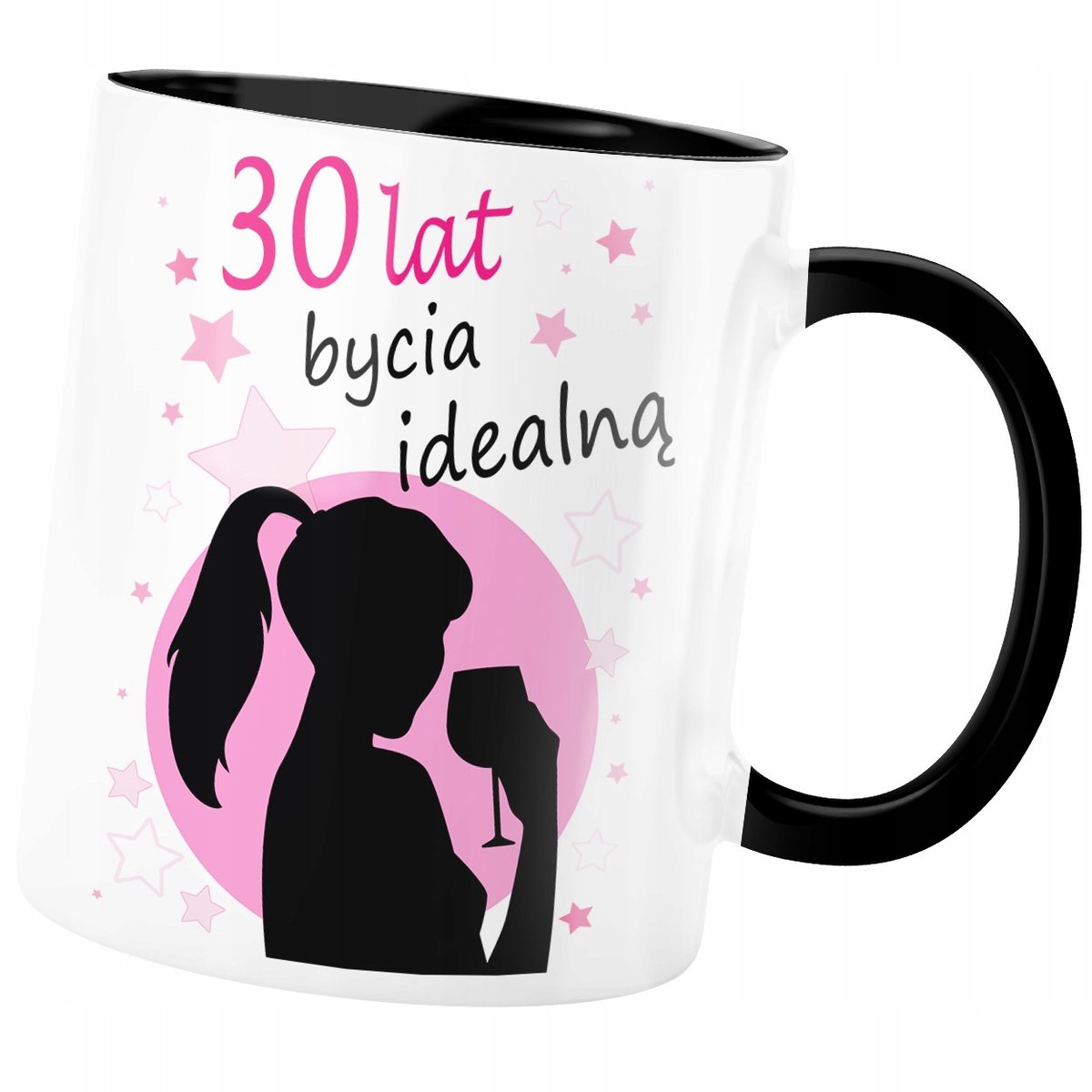KUBEK NA 30-TE URODZINY DLA KOBIETY PREZENT 30 LAT BYCIA IDEALNĄ PREZENT - StudioGraficzneKT ...