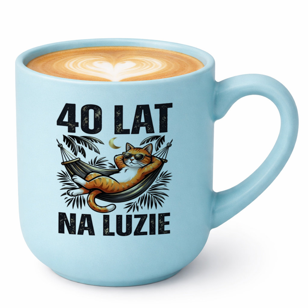 Kubek na 40 urodziny dla brata z nadrukiem personalizowany z napisem ...