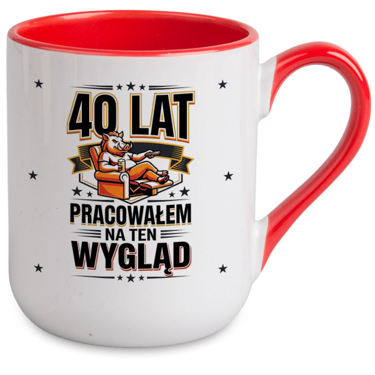 Kubek na 40 urodziny dla chrzestnego z nadrukiem z napisem śmieszny ...