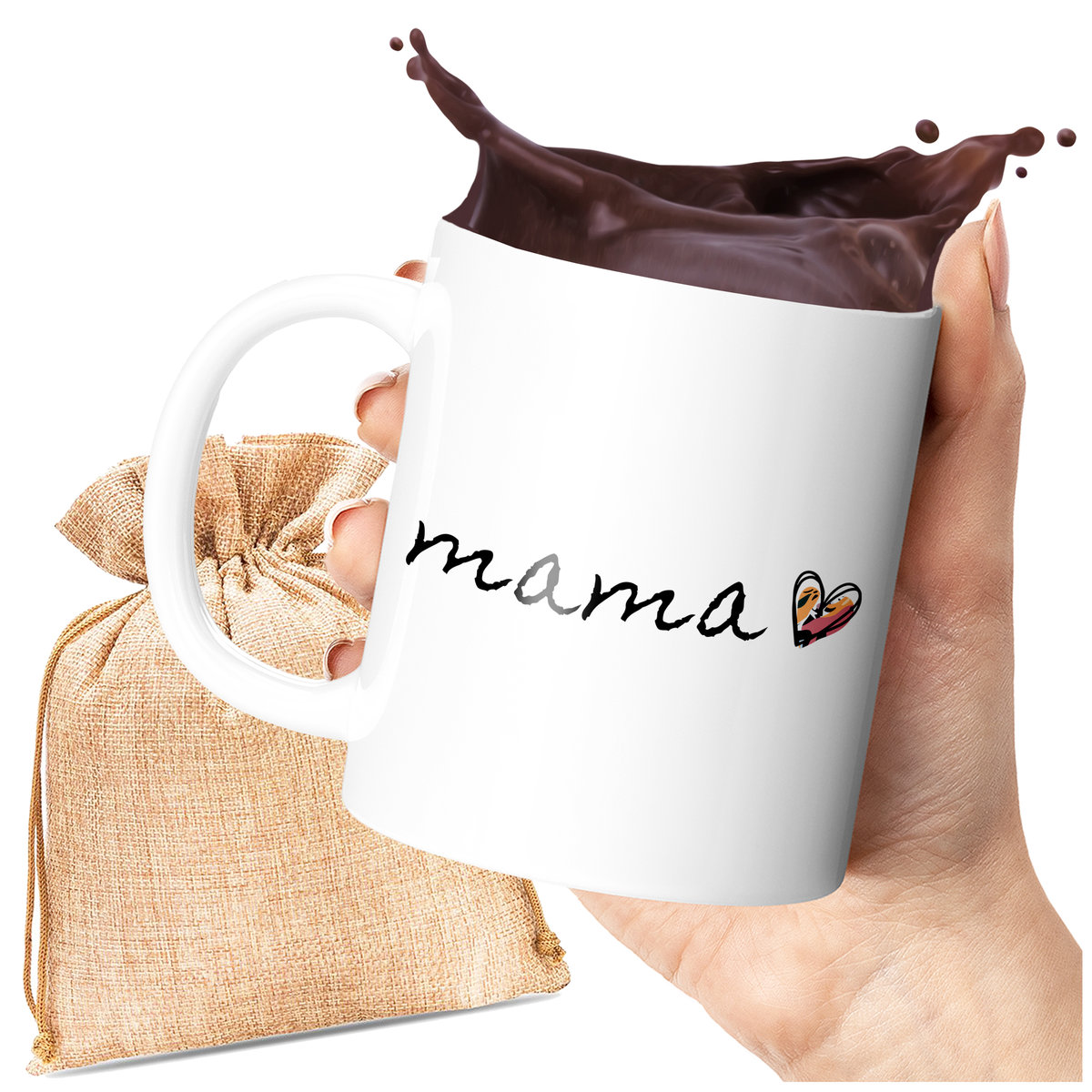 KUBEK NA DZIEŃ MAMY SŁODKI PREZENT DLA MAMY KUBEK Z NADRUKIEM NAPISEM ...