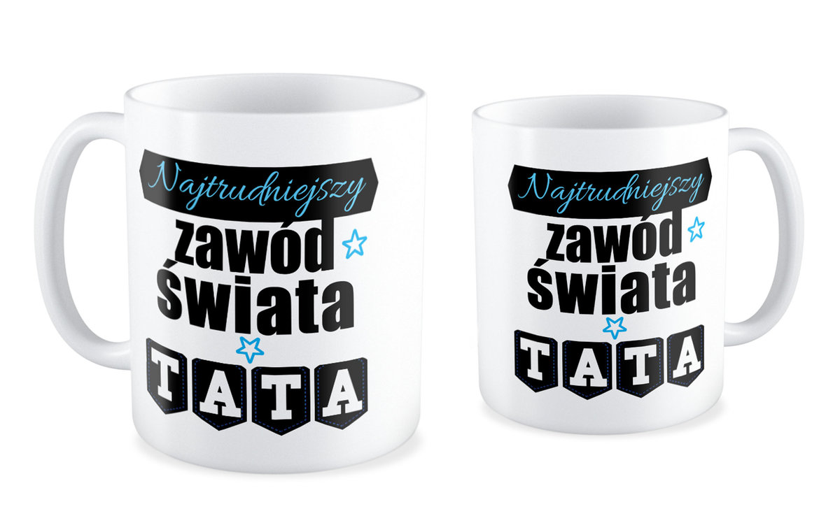 Kubek na Dzień Ojca FAJNEKUBKI, Najlepszy zawód świata, 330 ml ...