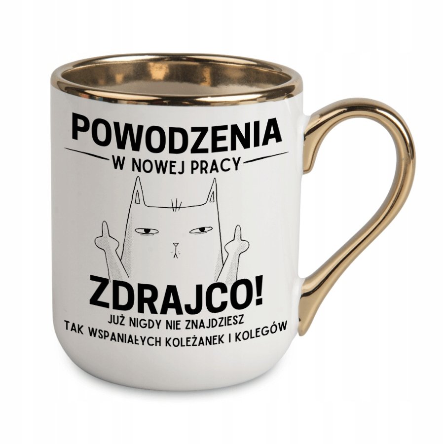 Kubek Na Pożegnanie Odejście Koleżanki Kolegi Z Pracy Biura Grawer Złoty - Inna marka | Sklep ...