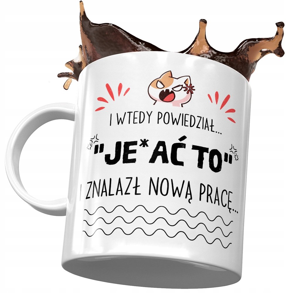 Kubek na Pożegnanie z Pracy dla Kolegi Koleżanki z Nadrukiem ze Zdjęciem - PoliDraw | Sklep ...