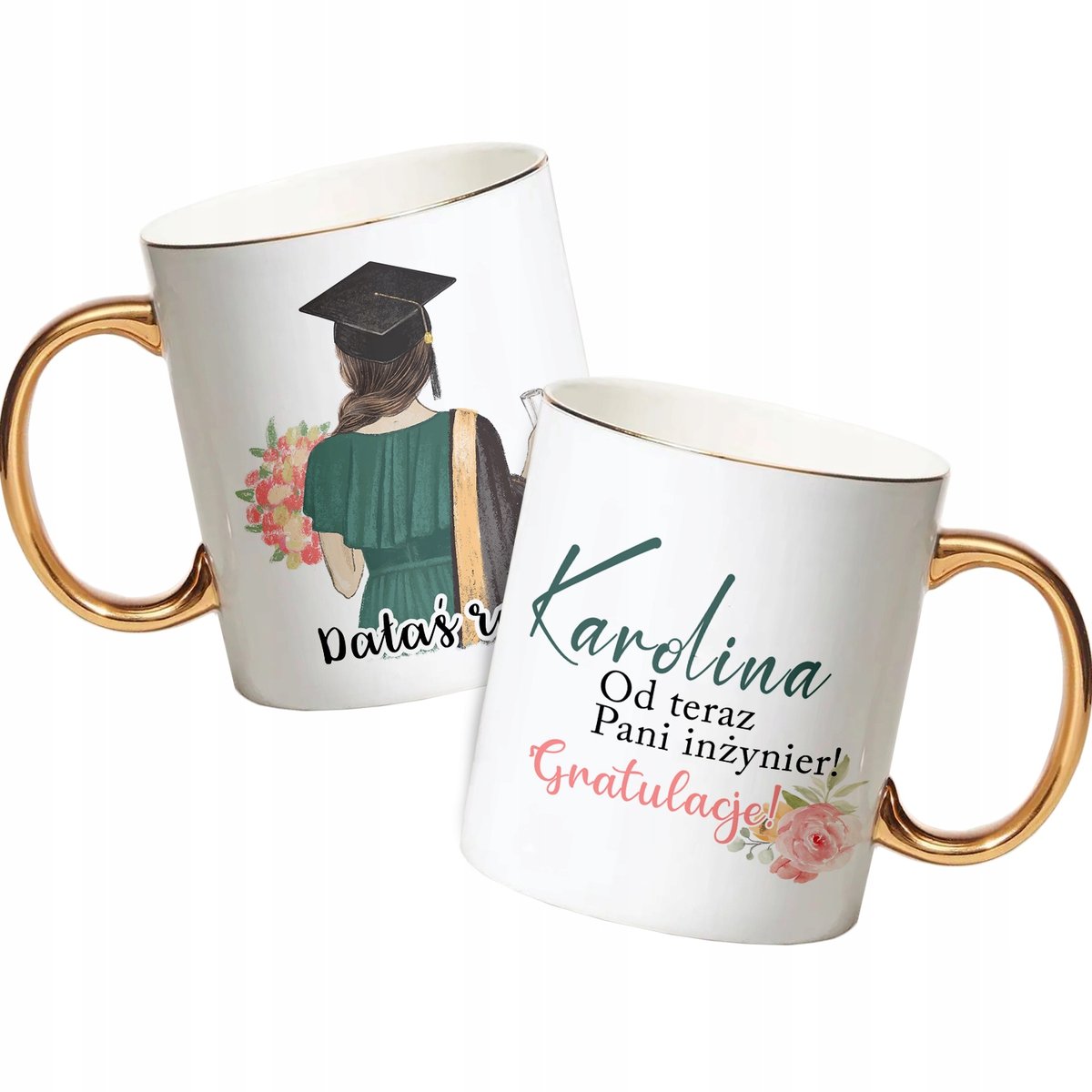 KUBEK na Prezent GRATULACJE dla PANI INŻYNIER IMIĘ - Inna marka | Sklep EMPIK.COM