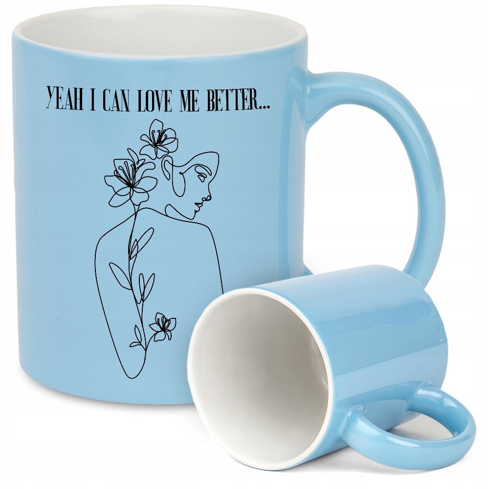 Kubek na prezent Mix wzory 330 ml, niebieski - StyleCouture | Sklep EMPIK.COM