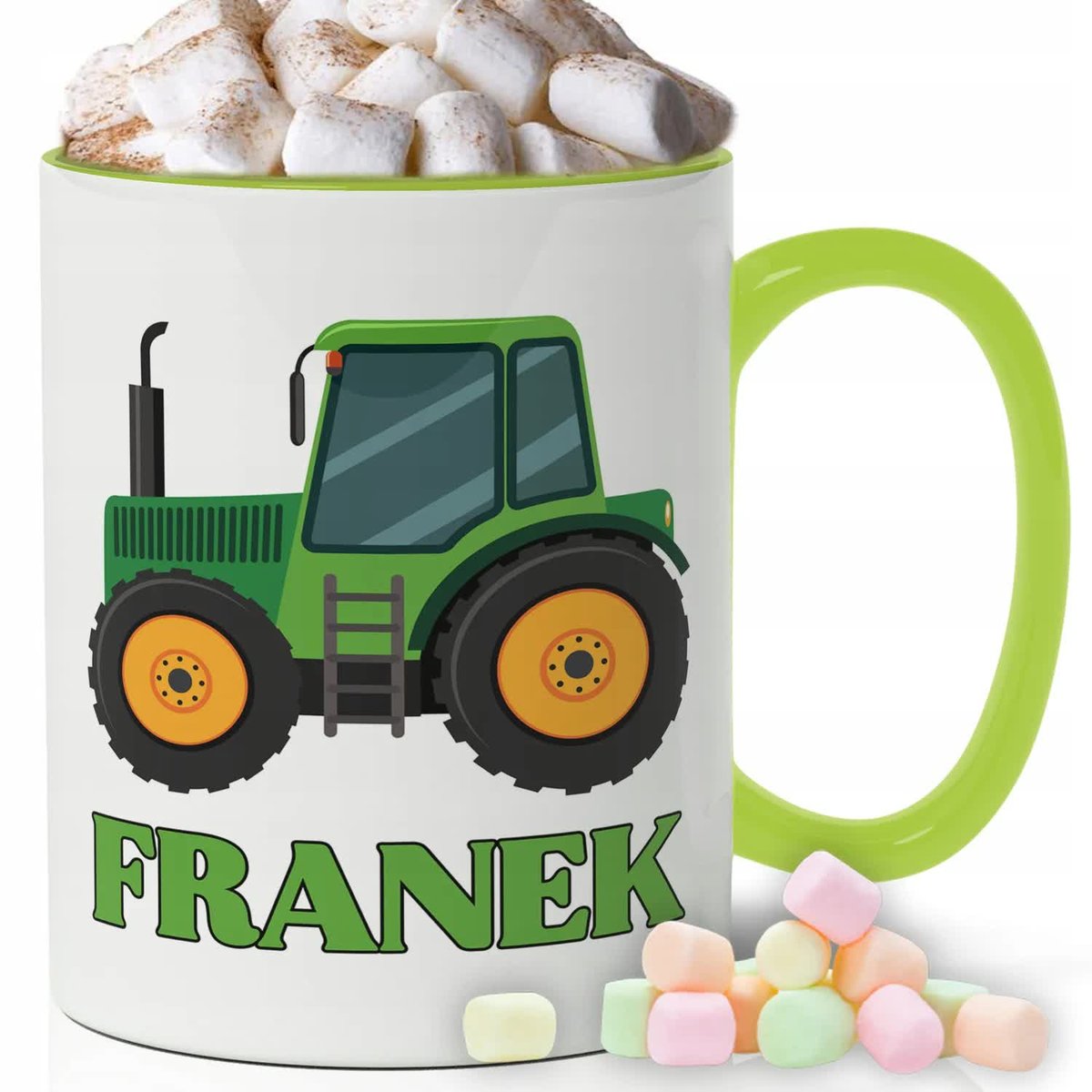 KUBEK na Prezent ZIELONY TRAKTOR TOP WZORY - Imię - Inna marka | Sklep EMPIK.COM